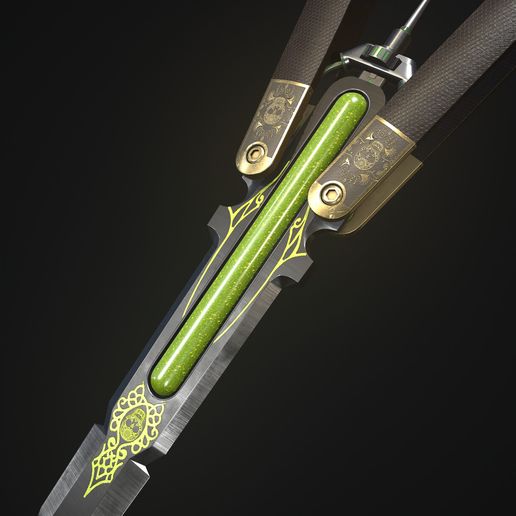 🦋 Octane Butterfly Knife (Heirloom)・Free STL File for 3D printing・Cults