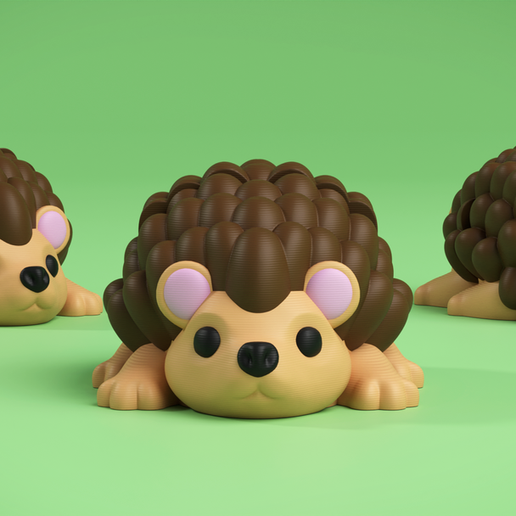 🦔 Mini Flexi Hedgehog - (3MF / No Support)・ 3D File for 3D printing・Cults