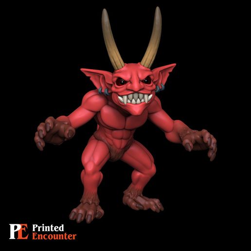 Free 3D file Imp Demon Minion 👹 ・Model to download and 3D print・Cults