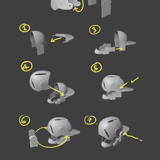 🪖 Monsoon Helmet (Metal Gear Rising) 3D - STL・ 3D File for 3D printing ...