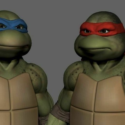 🥷 X4 Ninja Turtle Heads cosplay TMNT・ STL File for 3D printing・Cults