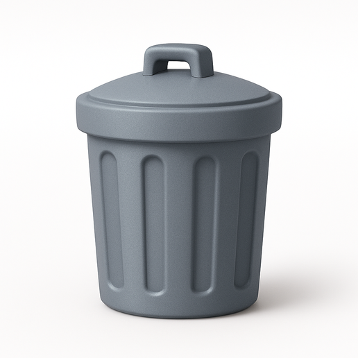 🗑️ Trash Bin - King of the Hill STL Model・Free STL File for 3D printing ...