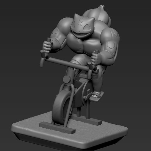 STL file BULBASAUR SWOLE - POKEMON 🐉 ・3D printable model to download・Cults