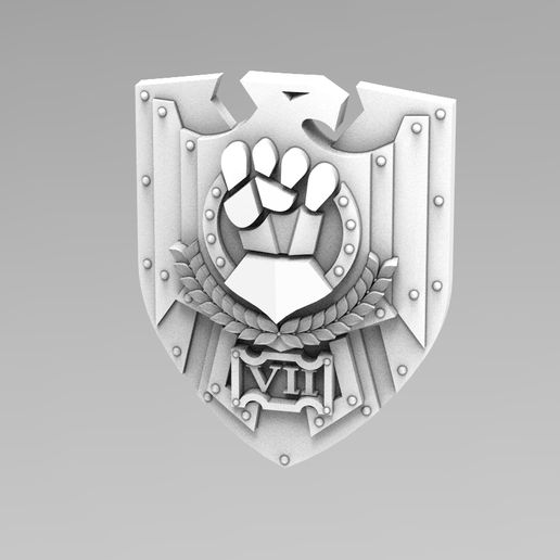 🤜 Fist Legion Storm Shield・Free STL File for ・Cults