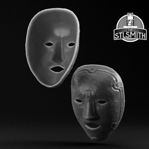 📁 Manikin Mask Dark Souls Life Size Prop STL・ STL File for 3D printing ...