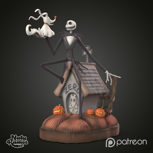 🗿 JACK SKELLINGTON・ STL File for 3D printing・Cults