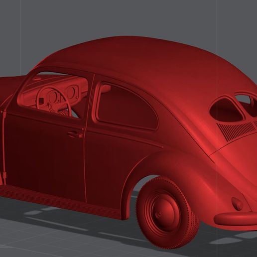 🪲 VW Beetle Split Window・Free STL File for 3D printing・Cults