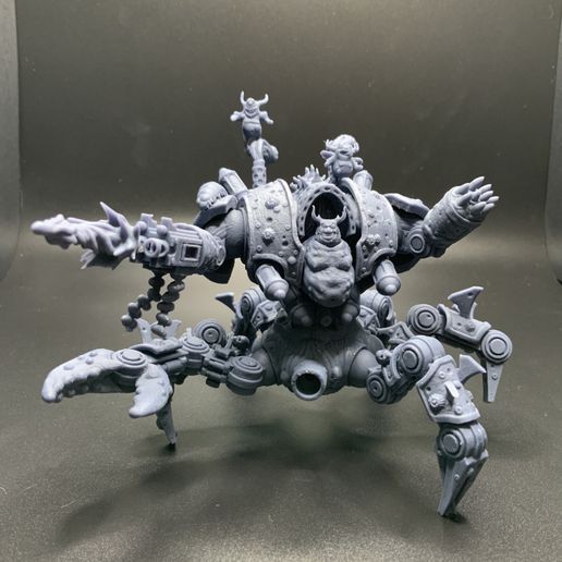 🕷️ Pestilence spider demon engine・ 3D File for ・Cults