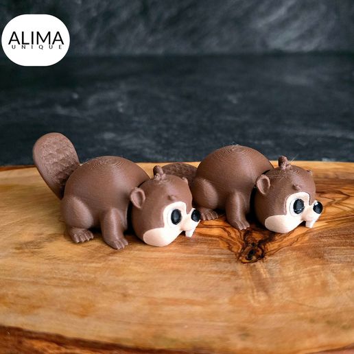 👶 mini baby beaver・ 3D File for 3D printing・Cults