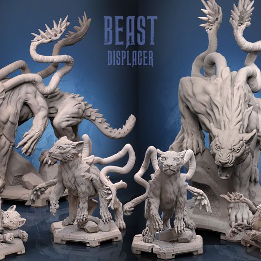 🎲 Displacer Beast・ STL File for 3D printing・Cults