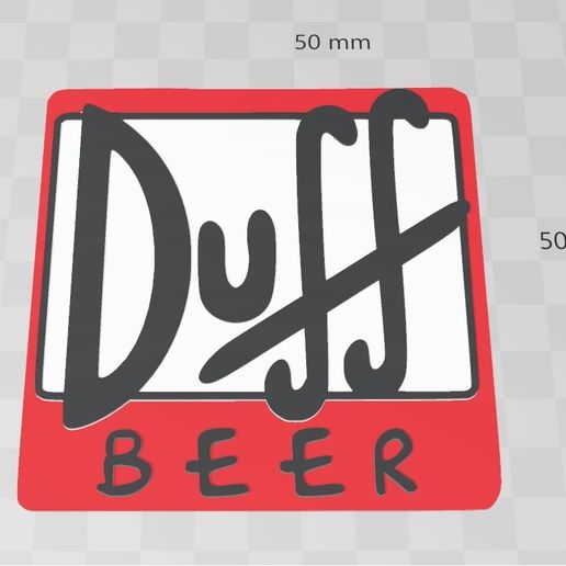 🍺 Chopp Duff 1lt・Free STL File for 3D printing・Cults