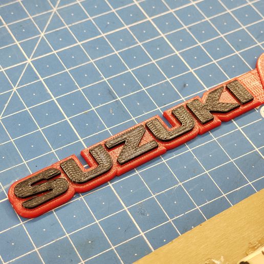 🛞 Suzuki Cultus GS (1G) Nameplate・ STL File for 3D printing・Cults