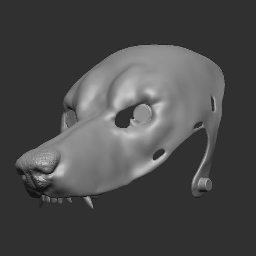 STL file Base mask furry wolf・3D printer model to download・Cults
