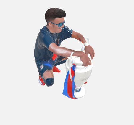 🇫🇷 Désiré Doué - Figure・ OBJ File for 3D printing・Cults