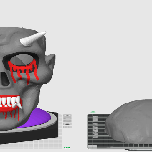 Free STL file Demon Zombie with LED Eyes 🧟 (3MF)・3D printing template ...