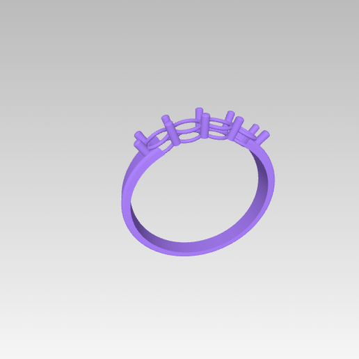 Free STL file 4 diamond ring set 💎 ・3D printing template to download・Cults