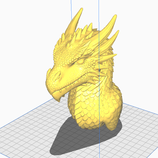 🐉 Dragon Head DnD・Free OBJ File for 3D printing・Cults