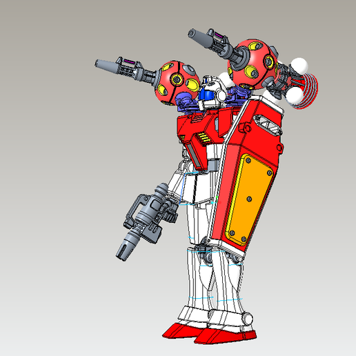 🔫 [Bit with mount] MA weapon for Newtype pilot.・ 3D File for 3D ...