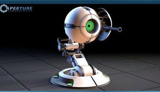 🚀 Portal 2 style Rocket turret・Free STL File for 3D printing・Cults