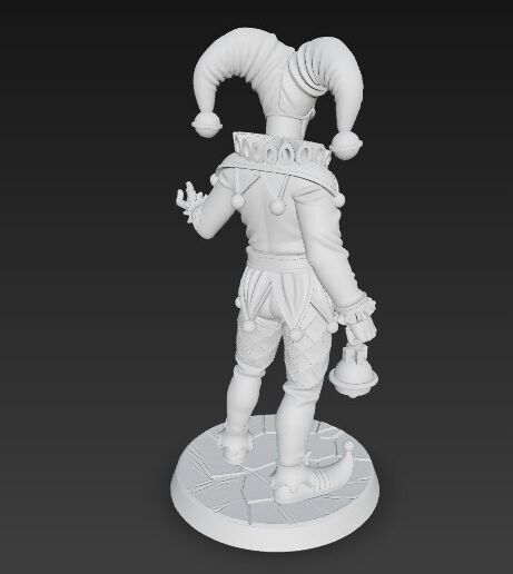 😀 Grinning Fear – 3D Printable Deadly Jester Figure Model・ STL File for ...