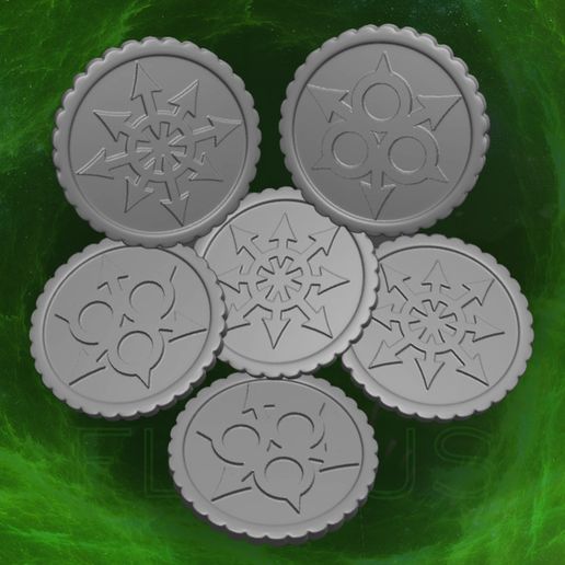 🪙 Coin・ STL File for ・Cults