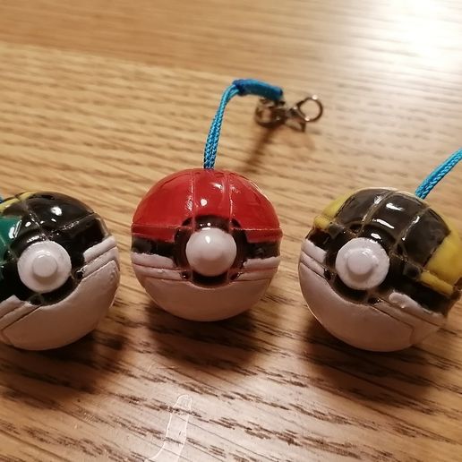 📱 FOLDABLE COMPACT SMARTPHONE STAND (POKEMON BALL)・Free STL File for ・Cults