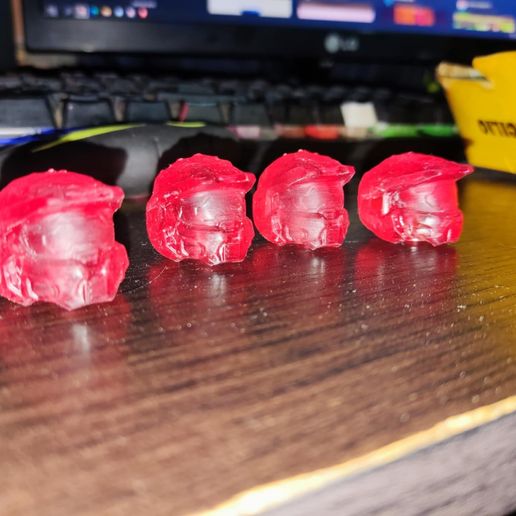 STL file MASTER CHIEF / HALO / Head Tyre Valve Stem Cap 😇 ・3D printable ...