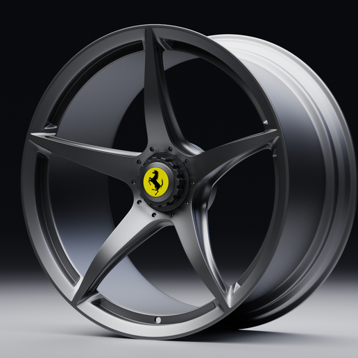 🛞 Ferrari rim・ 3D File for 3D printing・Cults