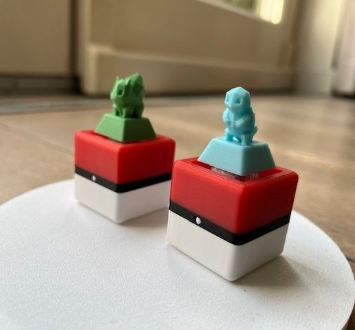 🐉 Pokemon fidget clicker Squirtle and Bulbasaur・ 3MF File for 3D ...