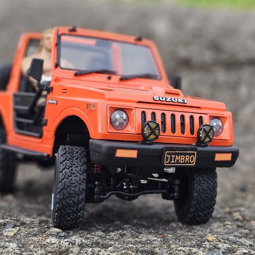 🎲 WPL C74 jimny Grill 7 holes・Free STEP File for 3D printing・Cults