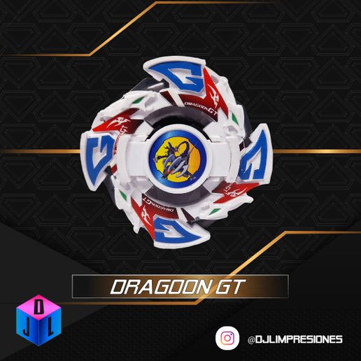 Archivo OBJ DRAGOON GT BEYBLADE 🦸 ・Idea de impresión 3D para descargar ...