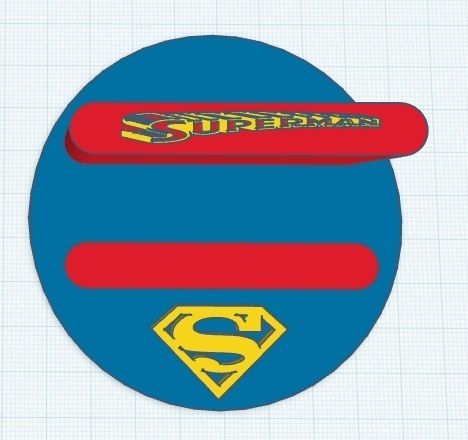 🦸‍♂️ SUPERMAN CELL PHONE HOLDER・Free STL File for 3D printing・Cults