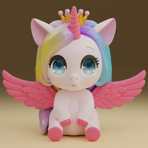 🦄 Unicorn・ STL File for 3D printing・Cults