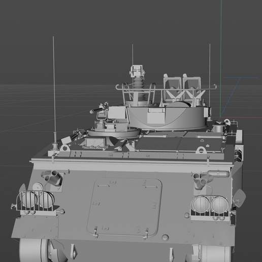 🗺️ Modelo 3D del destructor antitanque británico FV438 "Spinfire ...