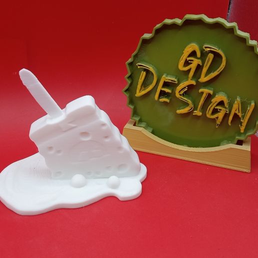 STL file SpongeBob SquarePants Melted Popsicle Figure 🫠 ・3D printable ...