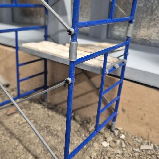 🧸 1:14 scaffolding and wall supports・ 3MF File for 3D printing・Cults