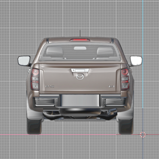 🚗 Mazda BT50・ 3D File for 3D printing・Cults