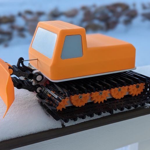 🏗 Bodies V1.0 and V2.0 for RC 1/24 Scale Snowcat・Free STL File for 3D ...