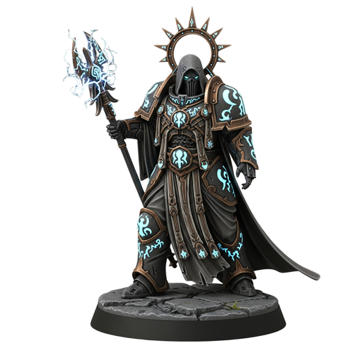 🎲 Sanctified Engineer – Holy Tech-Priest STL Miniature for Sci-Fi ...