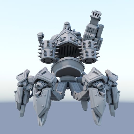 🎲 urgot League of Legends 3D print model・ STL File for ・Cults