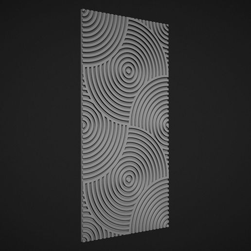 🟣 Seamless geometric pattern wall panel 3D Model・ STL File for 3D ...