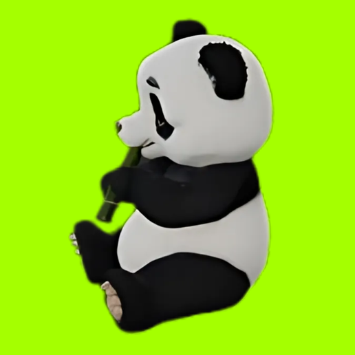 STL file Fluffy Panda 3D Model for Printing 🐼 ・3D printable model to ...