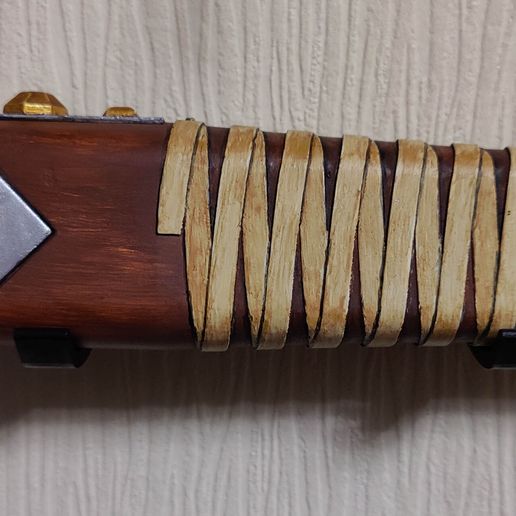3D printed Avatar the Last Airbender Aangs Staff Lightsaber mashup ...