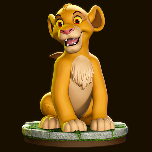 STL file Simba/Mufasa - The Lion King - Disney 🦁 ・3D printable model to ...