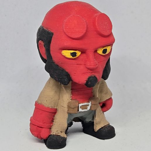 👽 Hellboy Mini・Archivo STL para Impresión 3D・Cults
