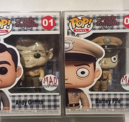 🎨 Andy Griffith & Barney Fife Funko Pop Style | The Andy Griffith Show ...