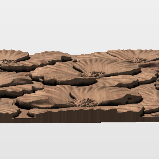 💐 Poppy Flower Pattern – Decorative Relief – 3D STL Model・ 3D File for ...