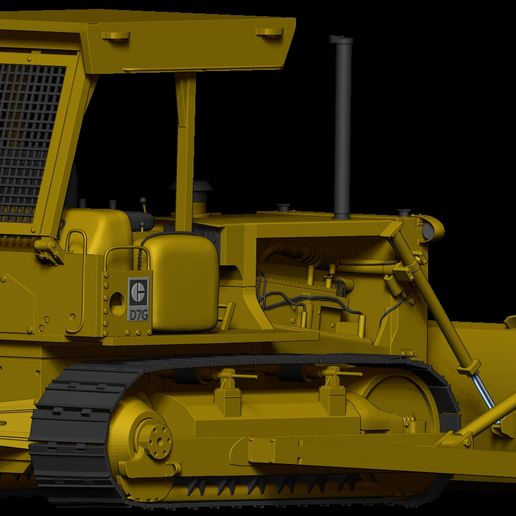 STL file TRATOR CATERPILLAR D7G 🐛 ・3D printing model to download・Cults