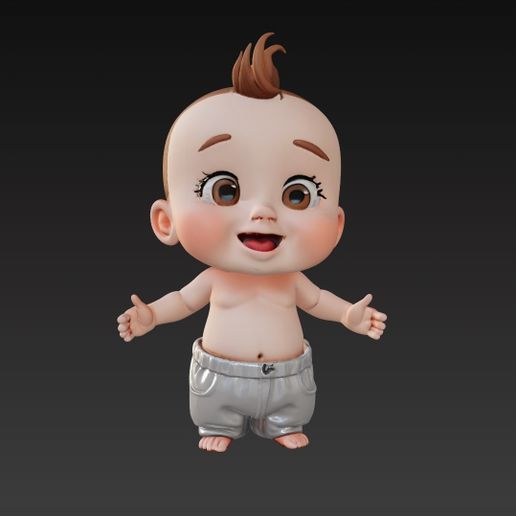 🧒 Little child・ STL File for 3D printing・Cults