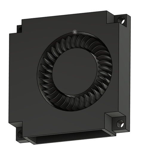 3D file Radial fan model only 👽 ・3D printing model to download・Cults